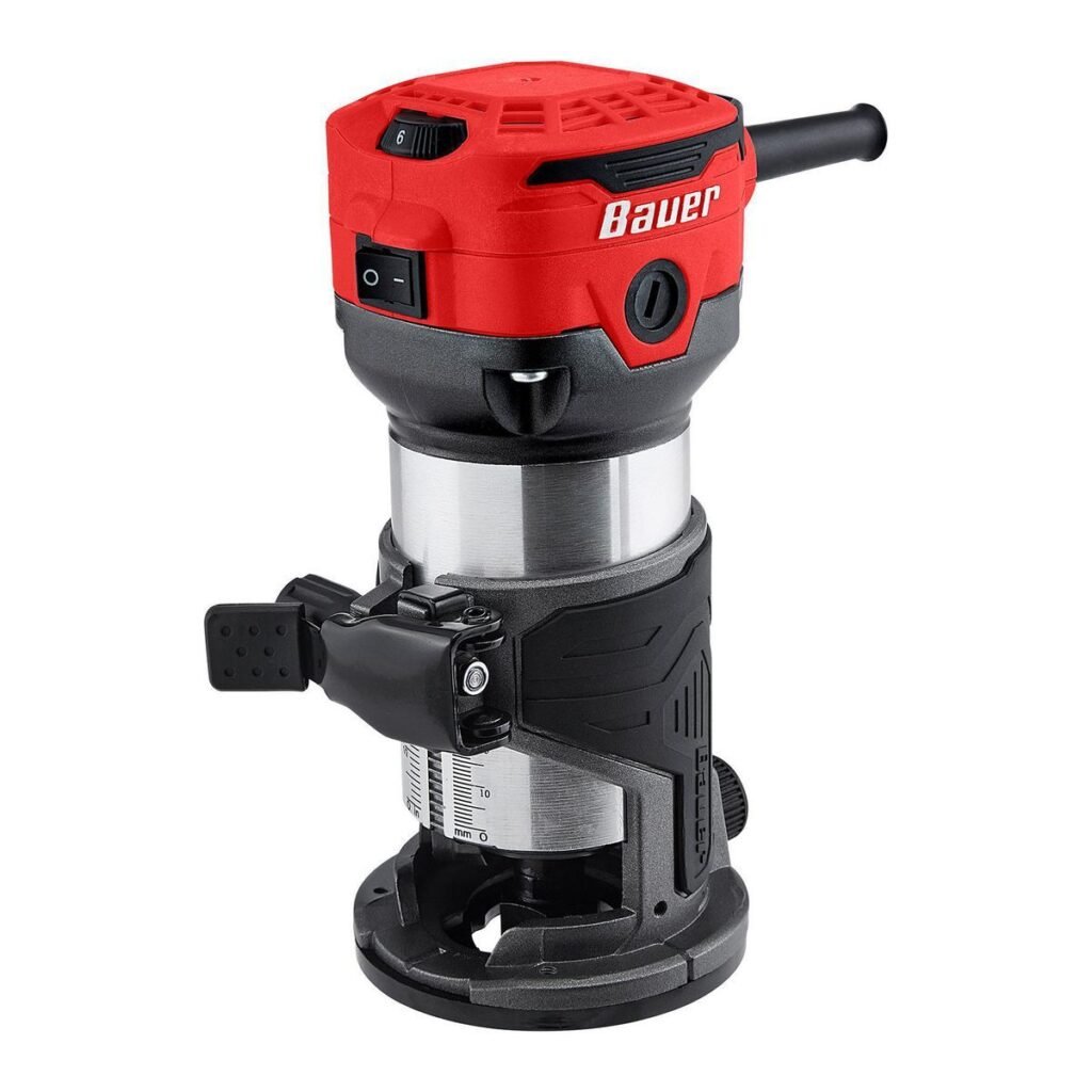 Router Compacto de Velocidad Variable BAUER de 6.5 Amp - Herramientas ...