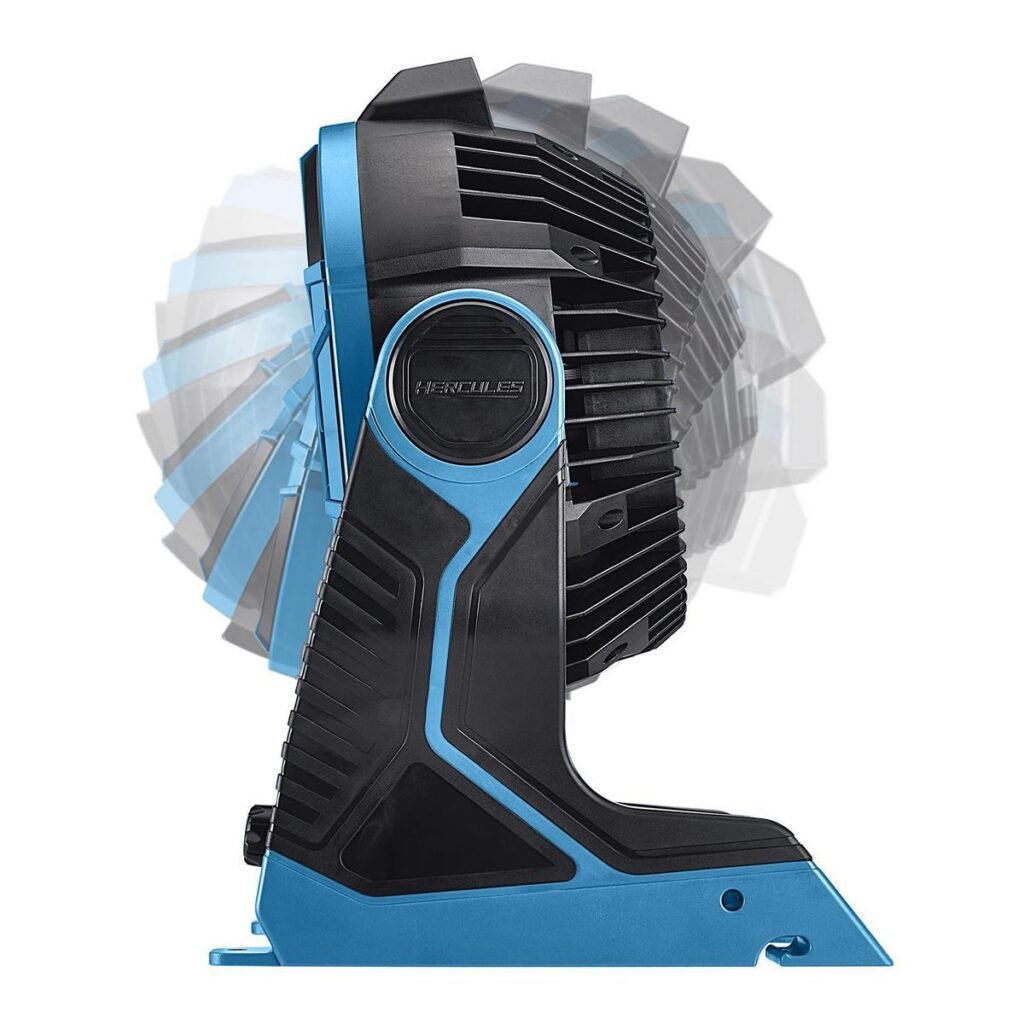 Ventilador Inalambrico Doble Potencia + bateria 2 amp y cargador ...