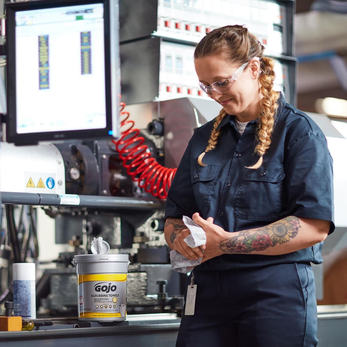 Toallas humedas de Limpieza y Desengrasantes Gojo - Herramientas ...